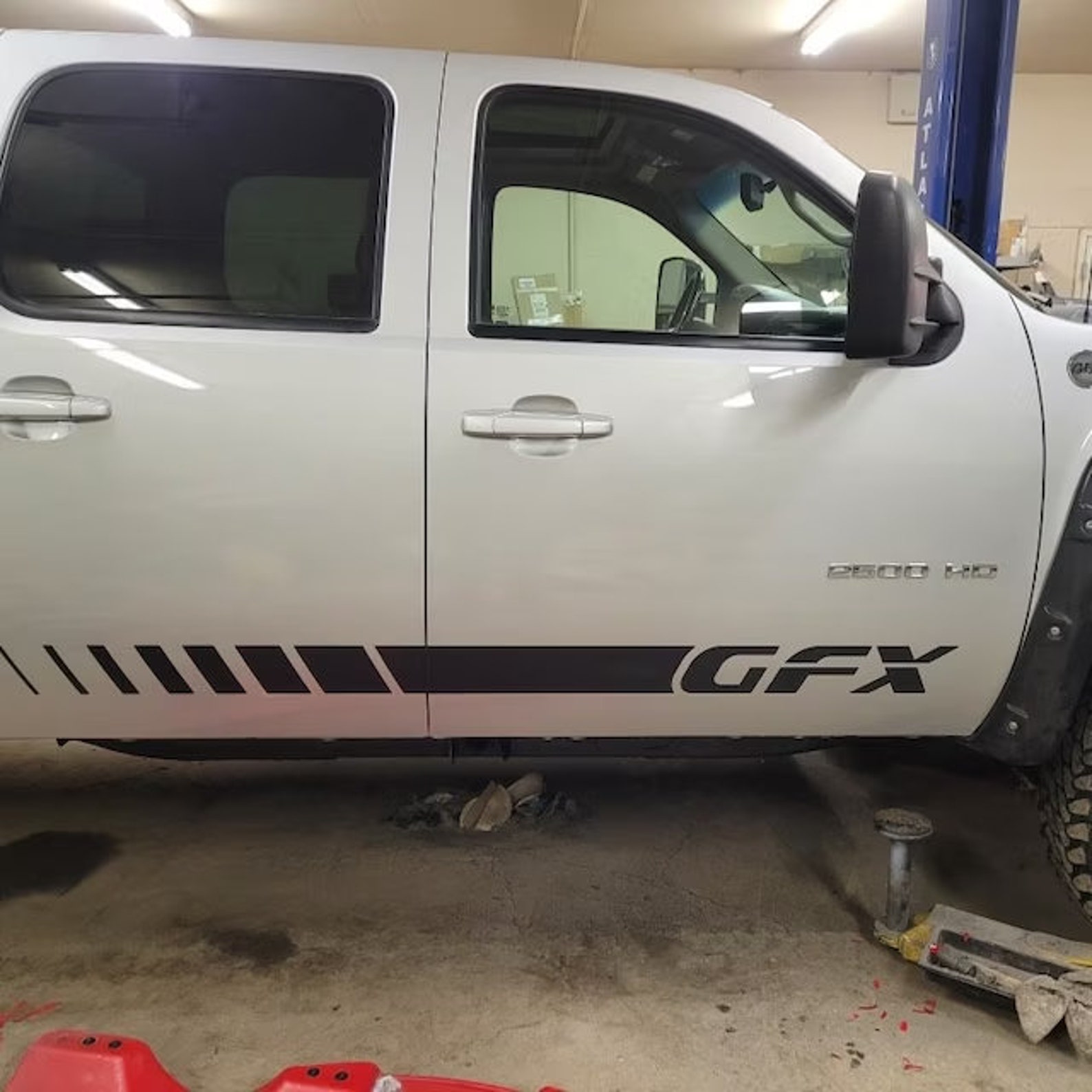 For GMC Sierra Lower Rocker Panel Stripes Vinyl Graphics Decals Kit - Etsy