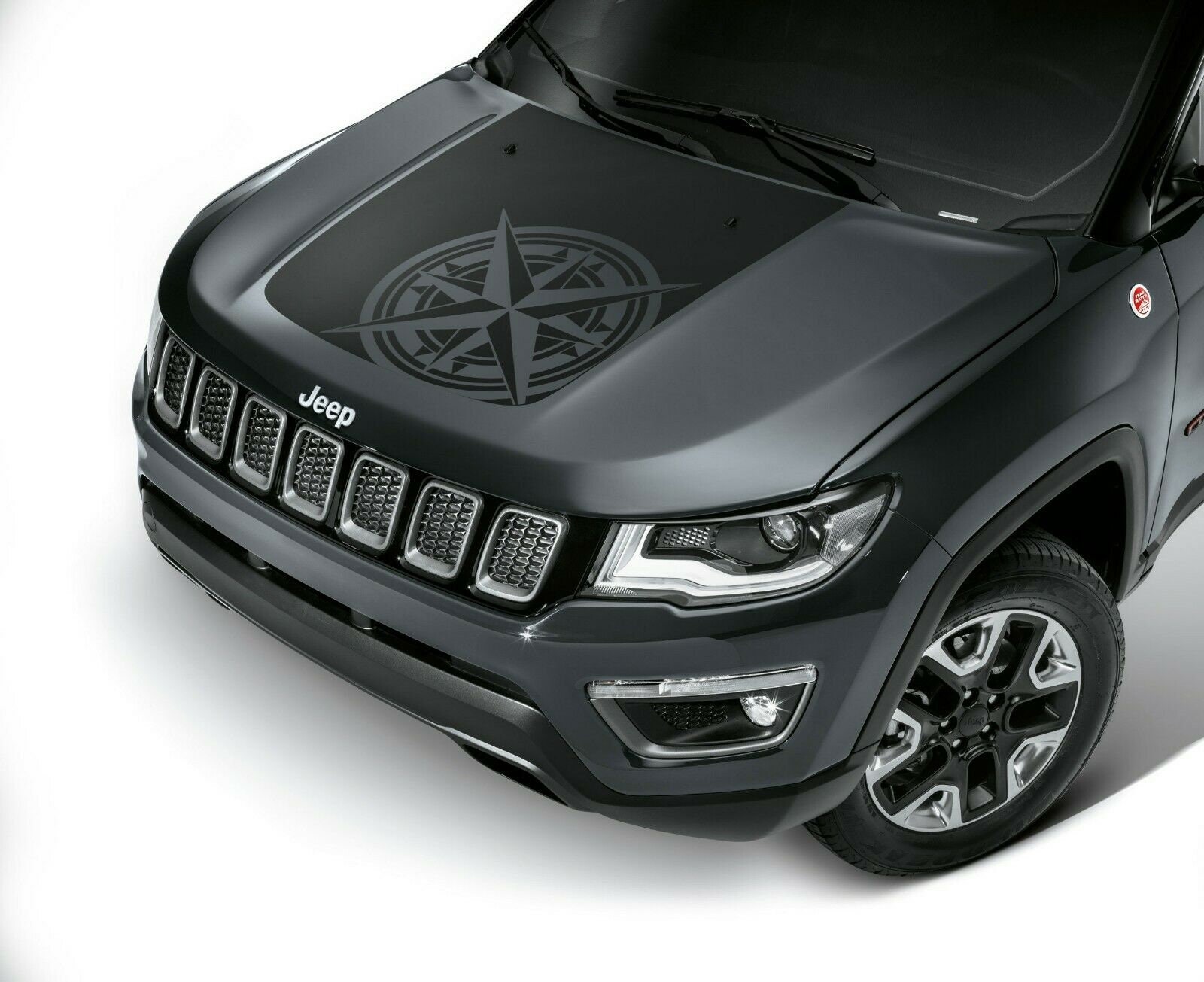 NEW! Hood Vinyl Decal Fits JEEP COMPASS 2017-2021 Sticker Graphics Kit ...