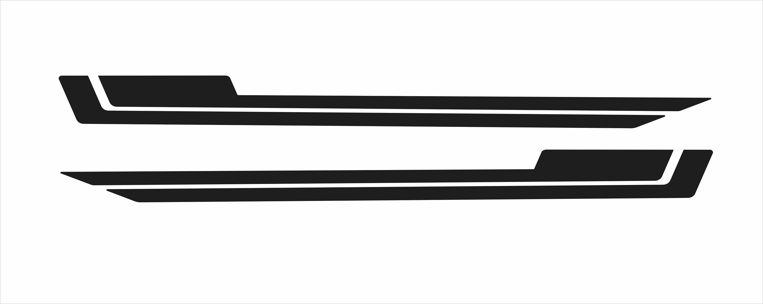 Side Rocker Panel Graphics Stripe Decals Vinyl Fits Ford Maverick 2021 ...