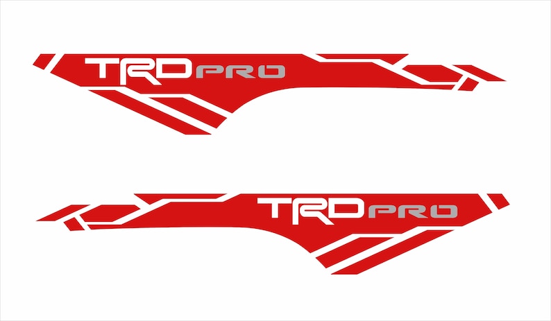 NEW!!! TRD PRO!!! Side Bed Vinyl Decal Fits Toyota Tacoma 2016 - 2023 ...