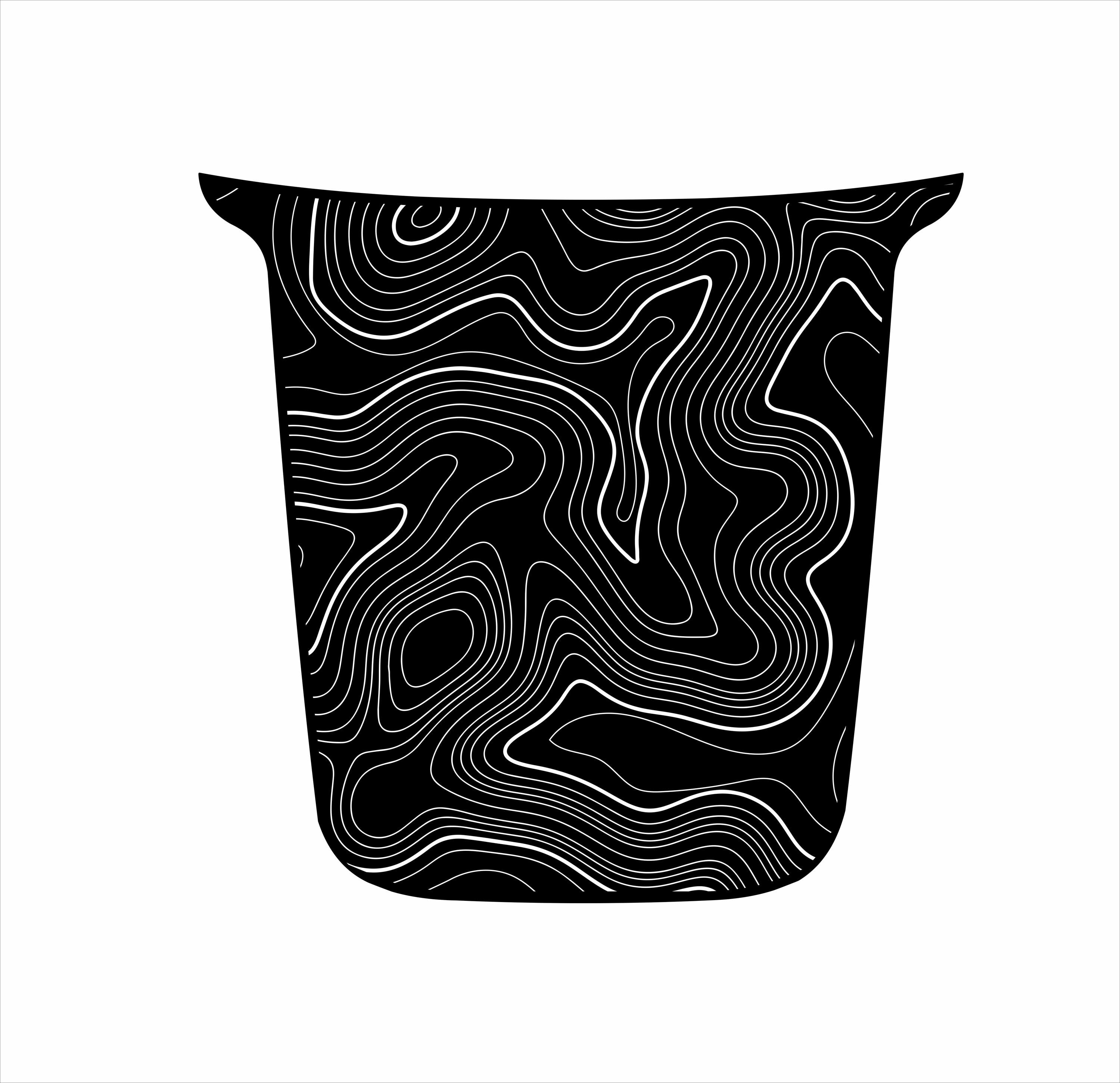 Hood Sticker Topographic Map Vinyl Decal Fits Toyota Tacoma 2024 - 2025 ...