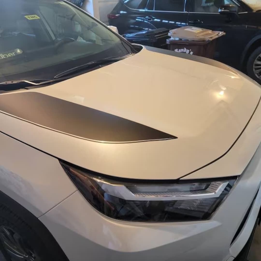 UNIQUE! Hood Spears Decal Stickers Graphic Kit Fits Toyota RAV4 2019 ...