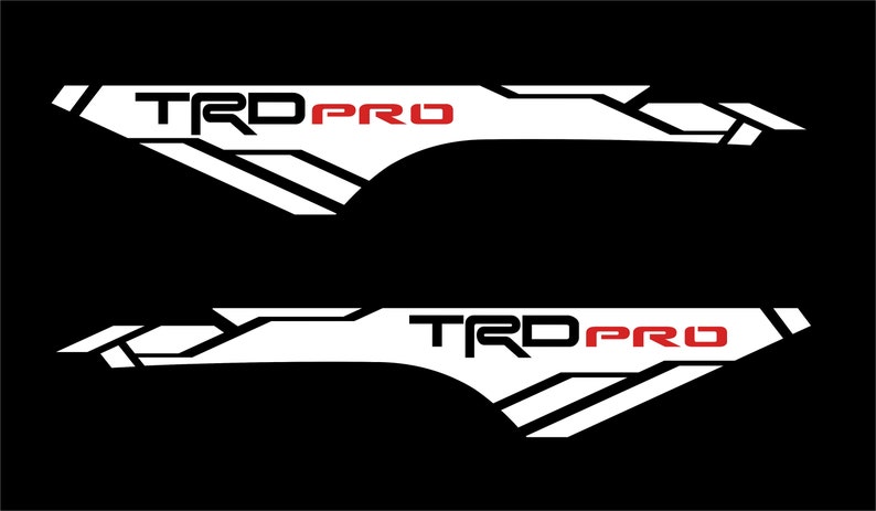 NEW!!! TRD PRO!!! Side Bed Vinyl Decal Fits Toyota Tacoma 2016 - 2023 ...