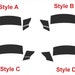 NEW CUSTOM TEXT Tailband Vinyl Decal Sticker Graphics Kit - Etsy