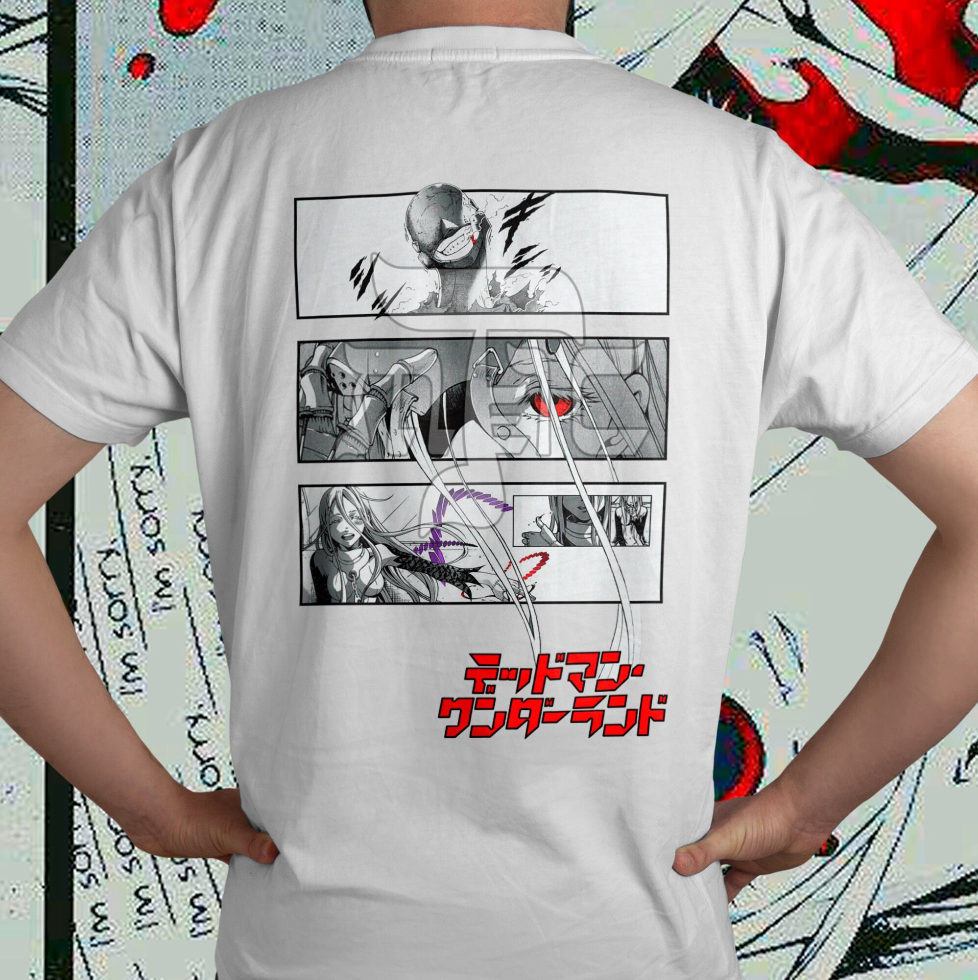Camisa DMW / Shiro / Camisa Anime / Custom Shirt - Etsy