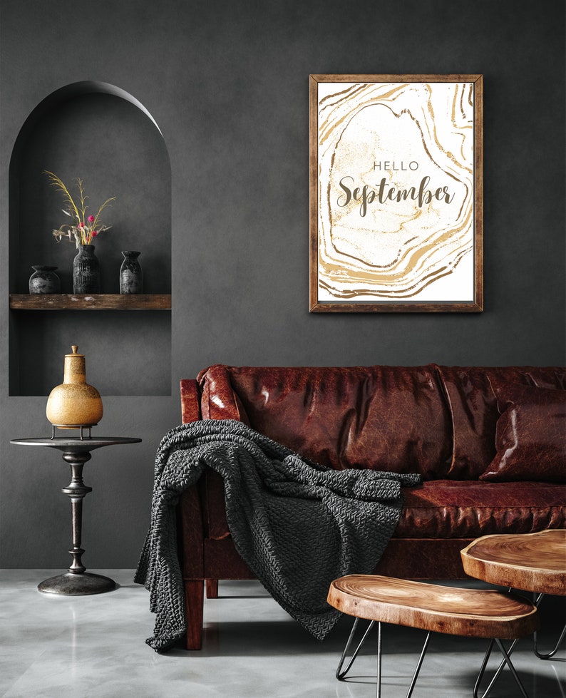 Hello September Poster Printable - Etsy