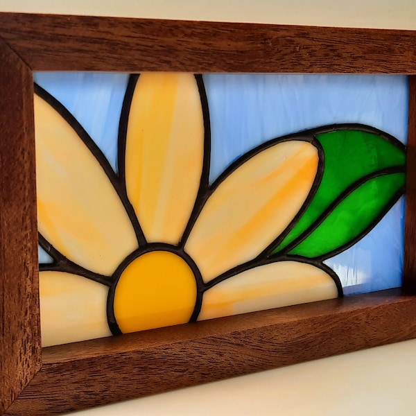 Stained Glass Daisy - Etsy