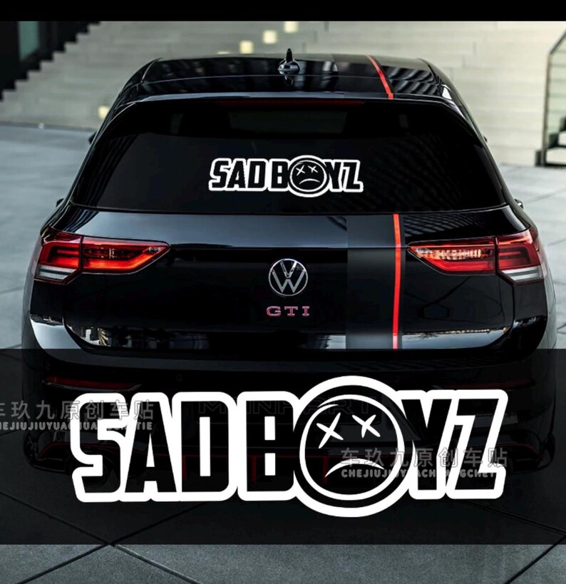 Sad Boys Car Window Sticker (all Colours & Sizes) - Etsy