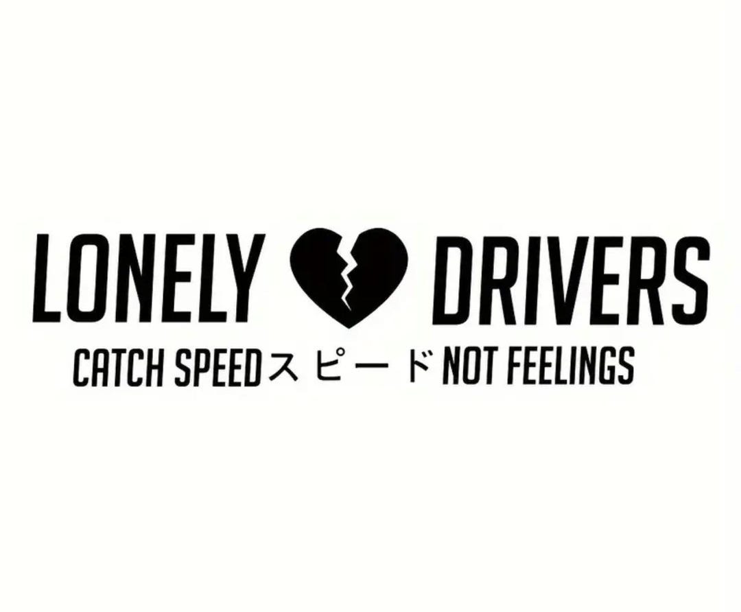 Lonely Drivers Club JDM Car Window Sticker all Colours & Sizes - Etsy