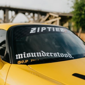 Misunderstood Car Window Sticker all Colours & Sizes - Etsy