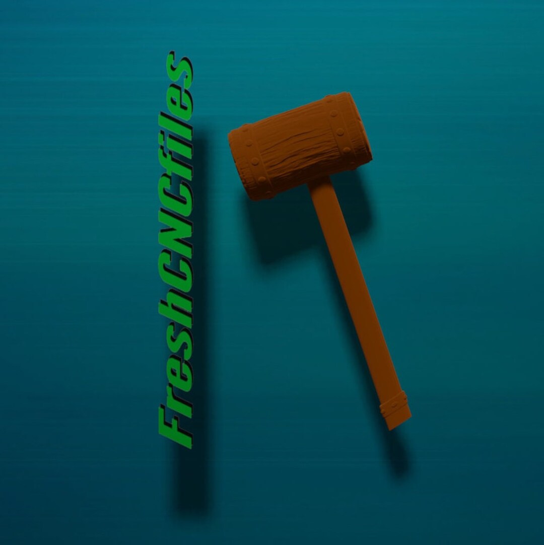 Wood Hammer | CNC 3D Relief File STL - Etsy