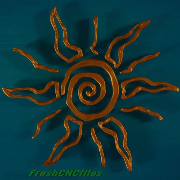 Sun Stl File - Etsy