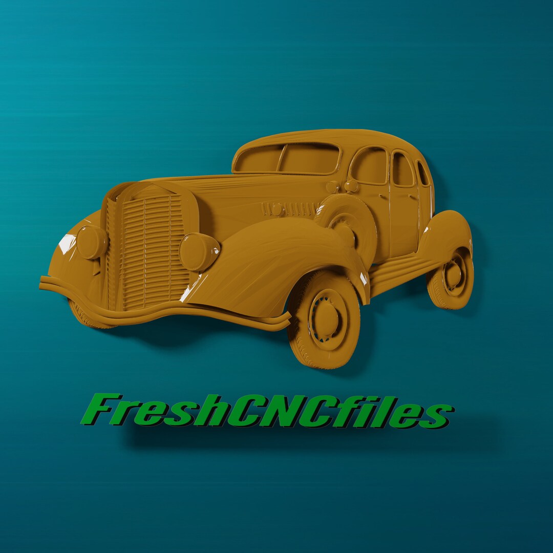 Classic Car | CNC 3D Relief File STL - Etsy