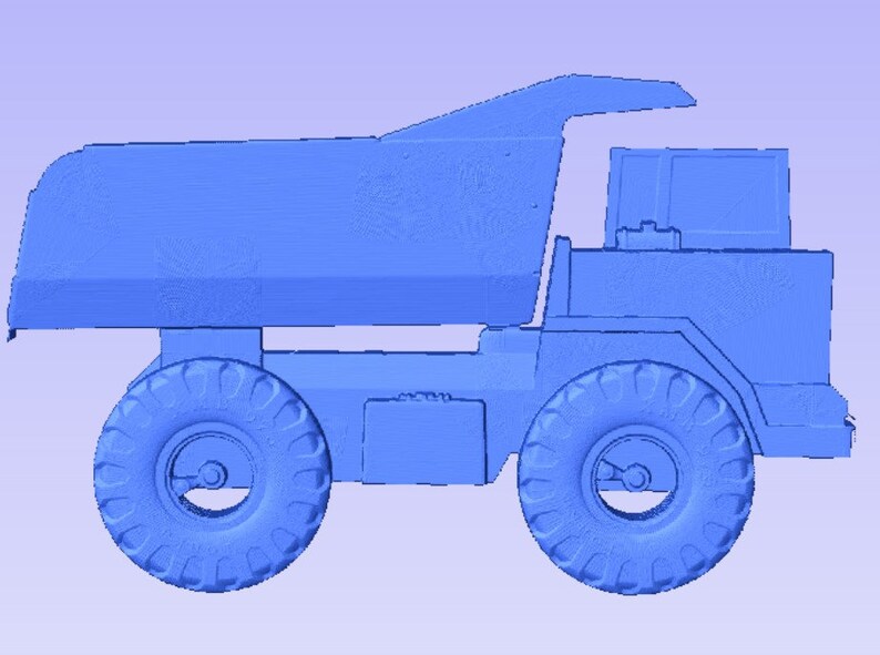 Tonka Dump Truck CNC 3D Relief File STL - Etsy