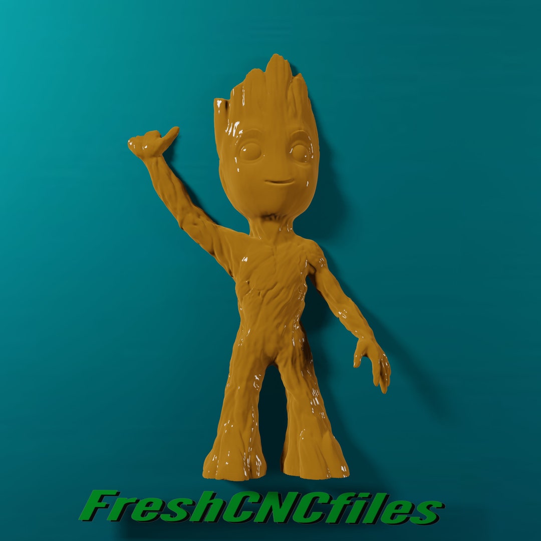 Tree Root Boy CNC 3D Relief File STL - Etsy