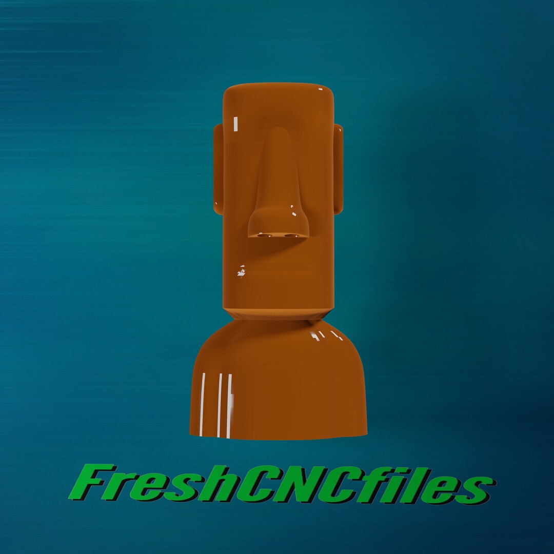 Moai, Easter Island| CNC 3D Relief File STL - Etsy