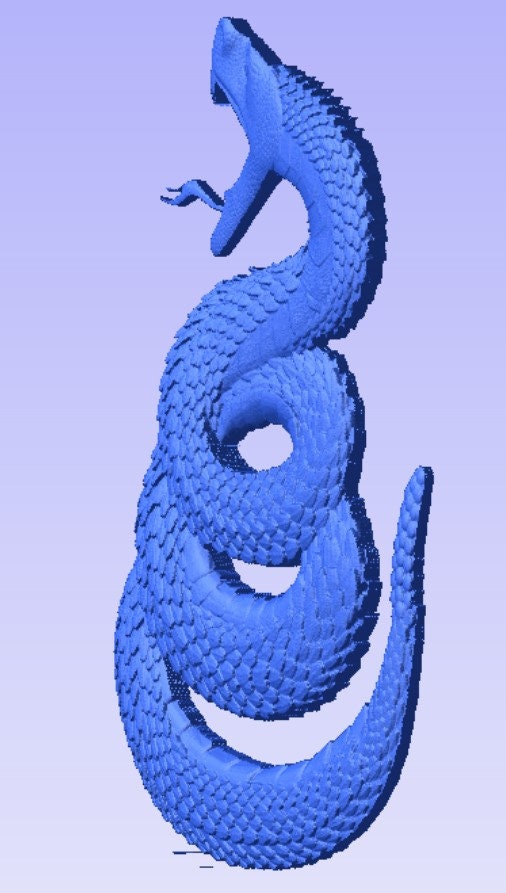 Snake CNC 3D Relief File STL - Etsy Canada
