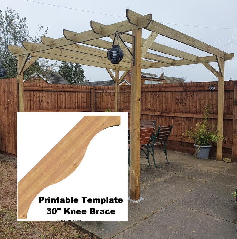 Funston 30-inch Printable Knee Bracetemplate - Etsy