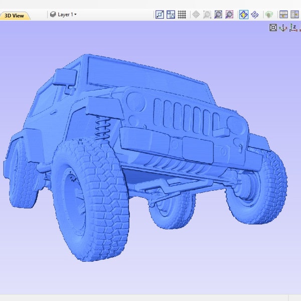 4x4 Car Stl File - Etsy UK