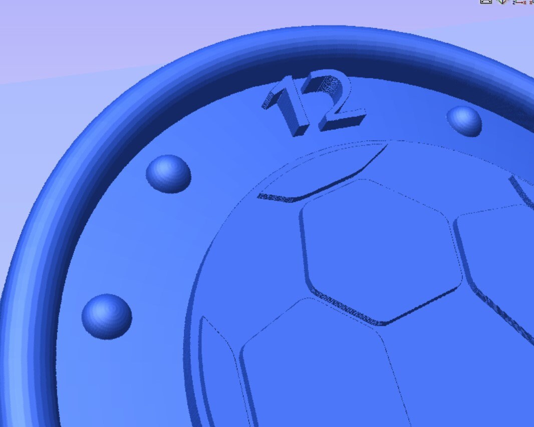 Soccer Clock | CNC 3D Relief File STL - Etsy