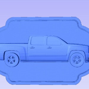 Pick-up Truck Sign | CNC 3D Relief File STL - Etsy