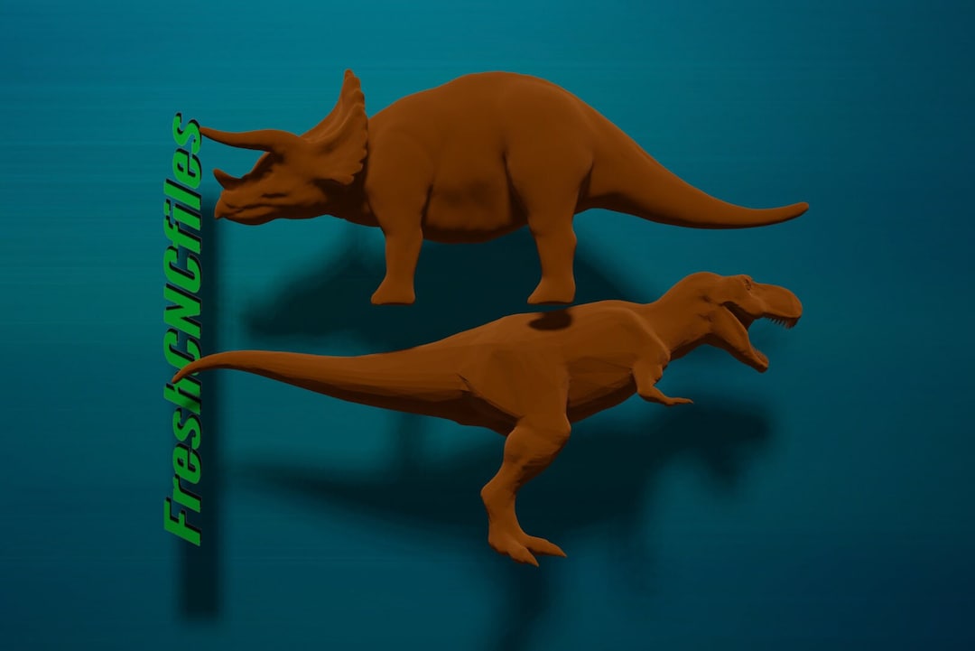 Dinosaurs | CNC 3D Relief File STL - Etsy