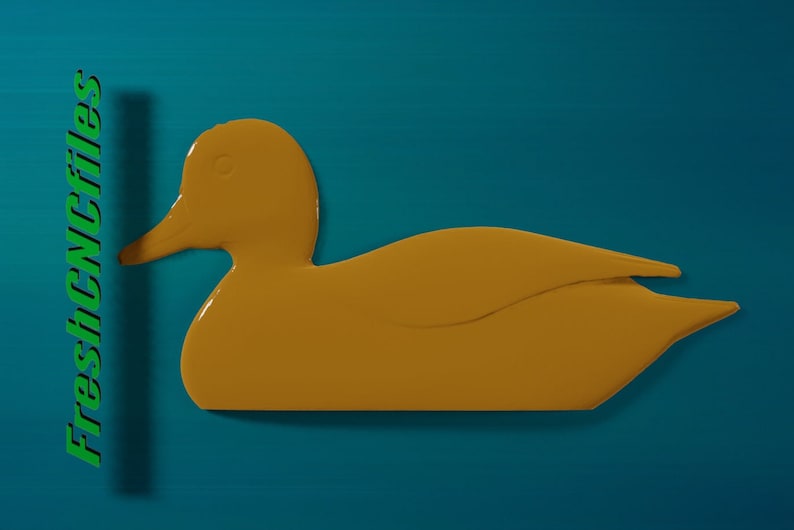 Duck | CNC 3D Relief File STL - Etsy