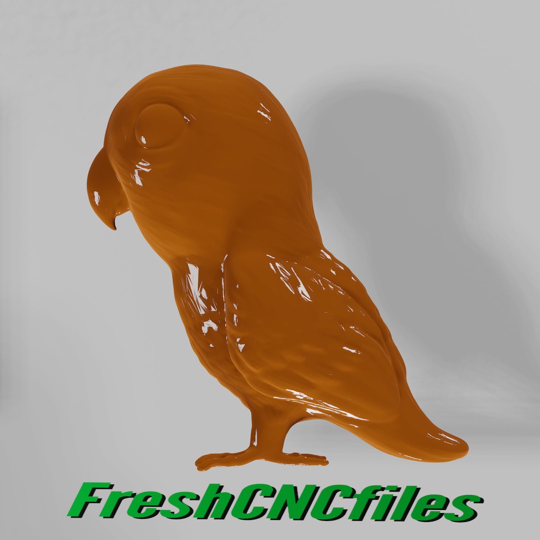 Parrot | CNC 3D Relief File STL - Etsy