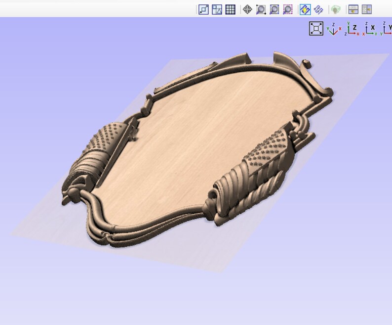 Retirement Plaque, Blank CNC 3D Relief File STL - Etsy