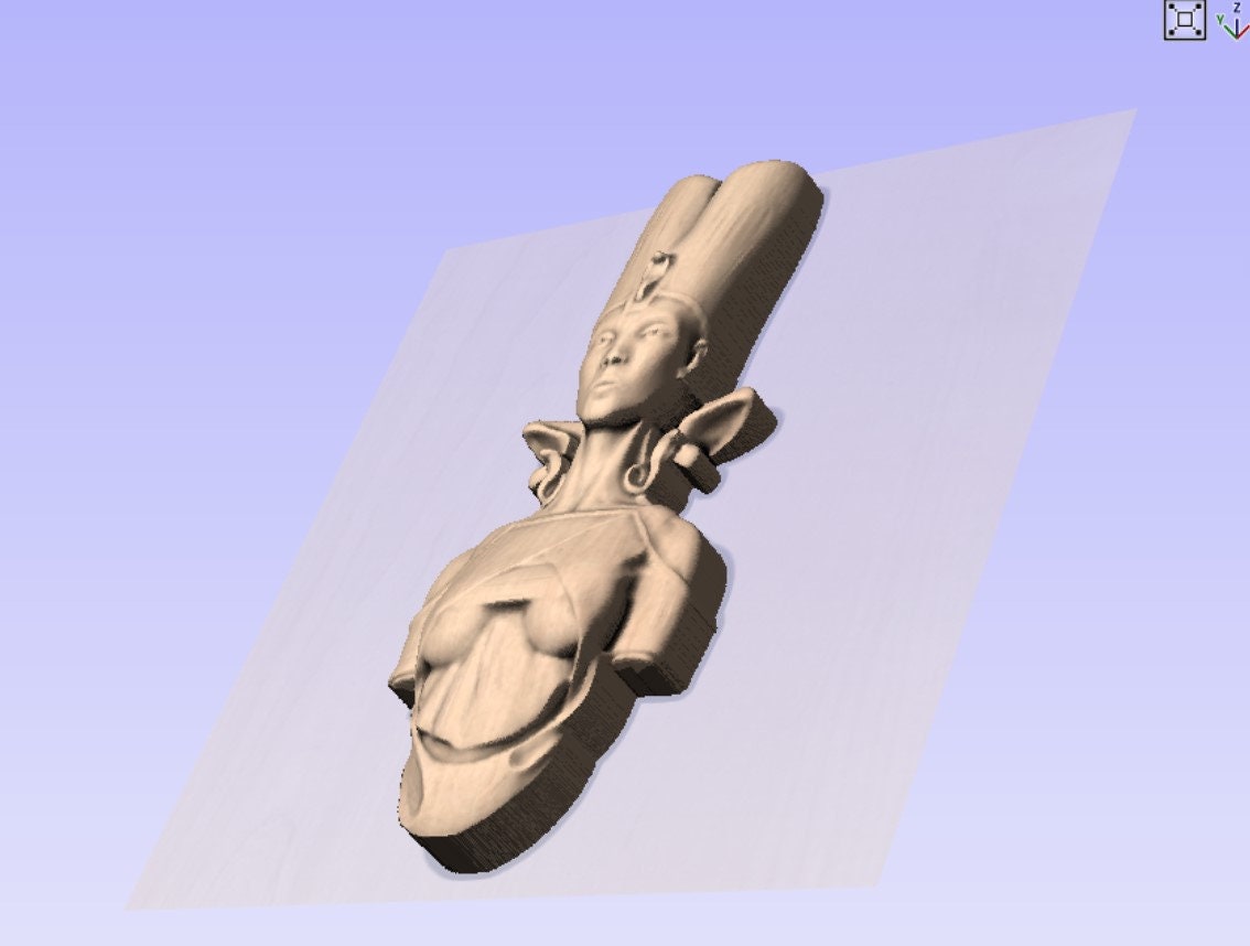 Egyptian Pharaohs | CNC 3D Relief File STL - King and Queen - Etsy