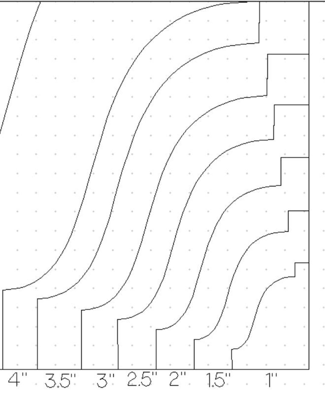 Roma Pergola Tail Design Template, Small Sizes - Etsy
