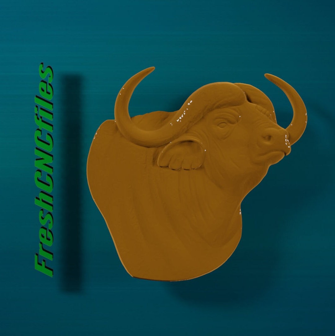 Bull | CNC 3D Relief File STL - Etsy