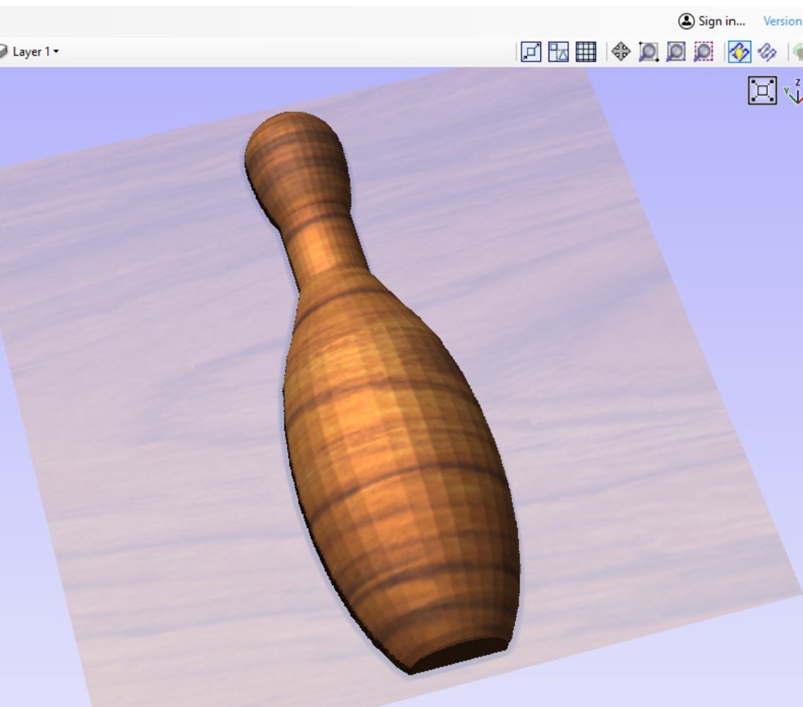 Bowling Pin | CNC 3D Relief File STL - Etsy