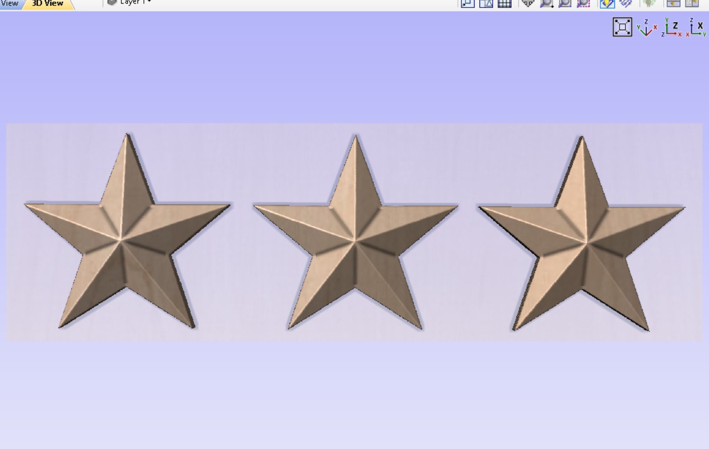 Review Stars Five 5 CNC 3D Relief File STL - Etsy