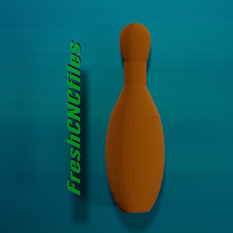 Bowling Pin | CNC 3D Relief File STL - Etsy