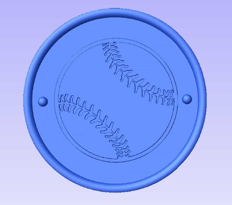 Baseball Sign CNC 3D Relief File STL - Etsy