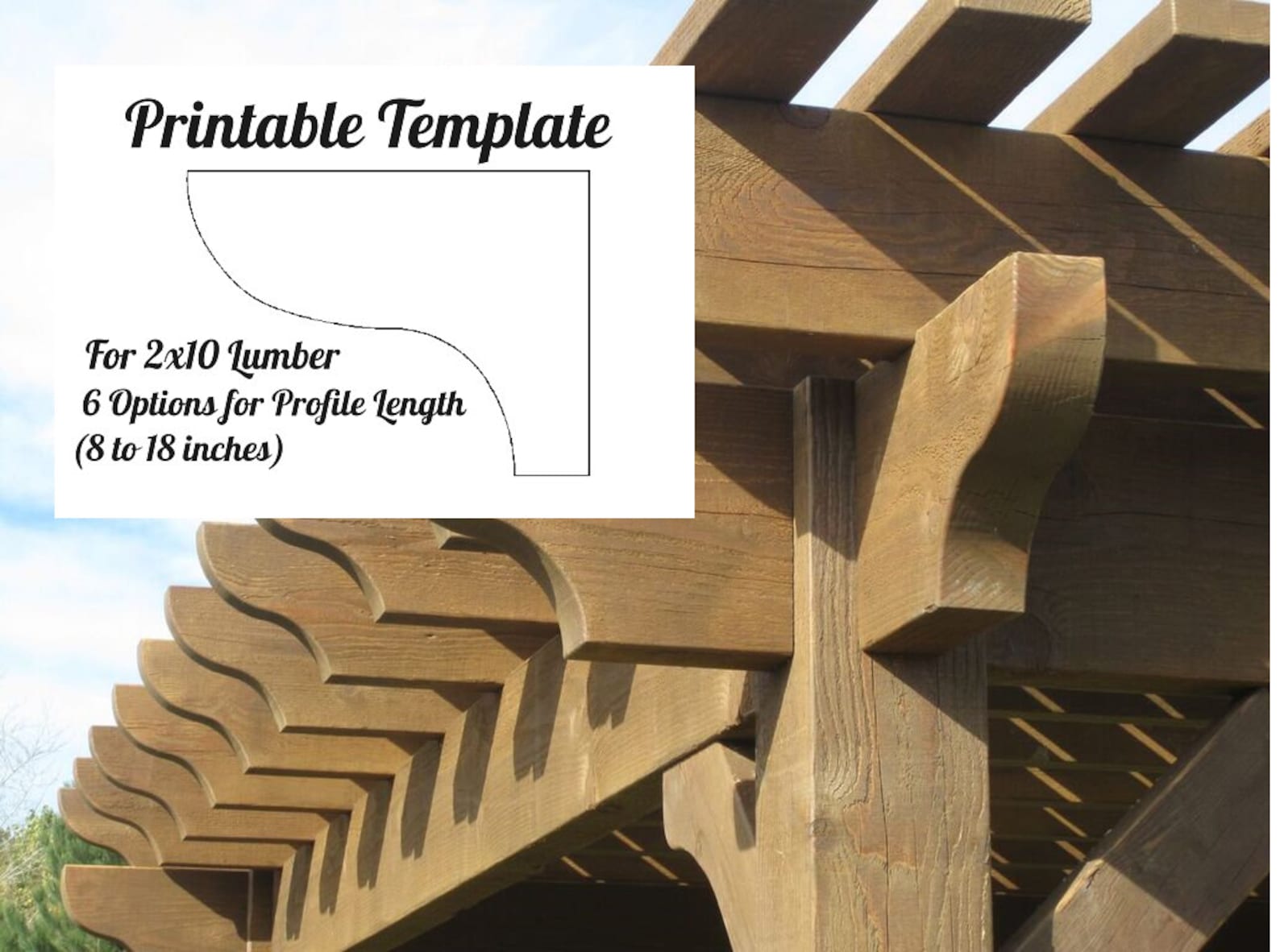Roosevelt Rafter Tail Template for 2x10 Dimensional Lumber - Etsy