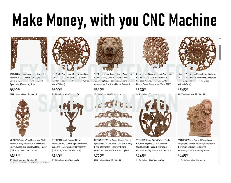 Decorative Corner Accent CNC STL 3D Relief File - Etsy