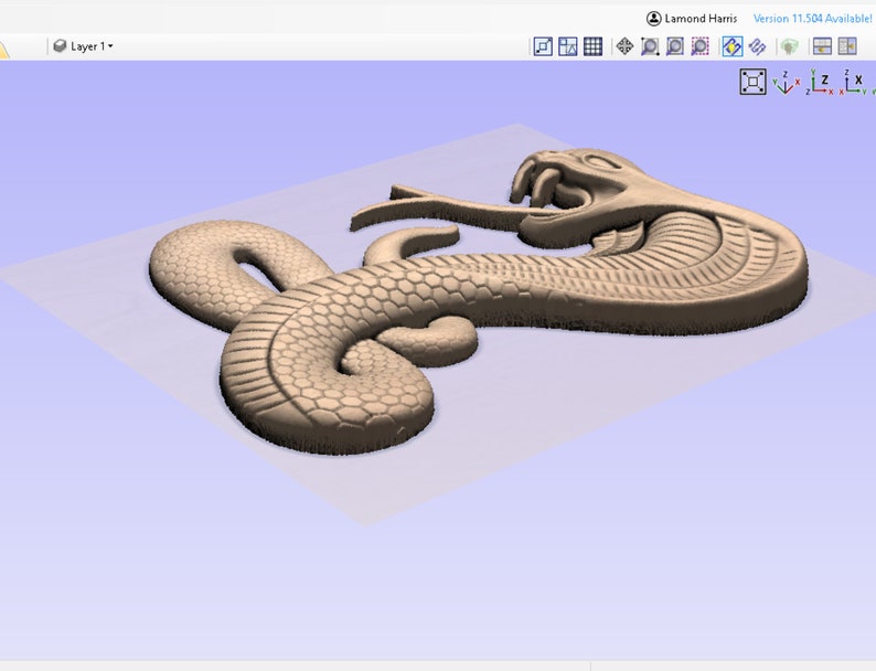Snakes, 3 Files CNC 3D Relief File STL - Etsy