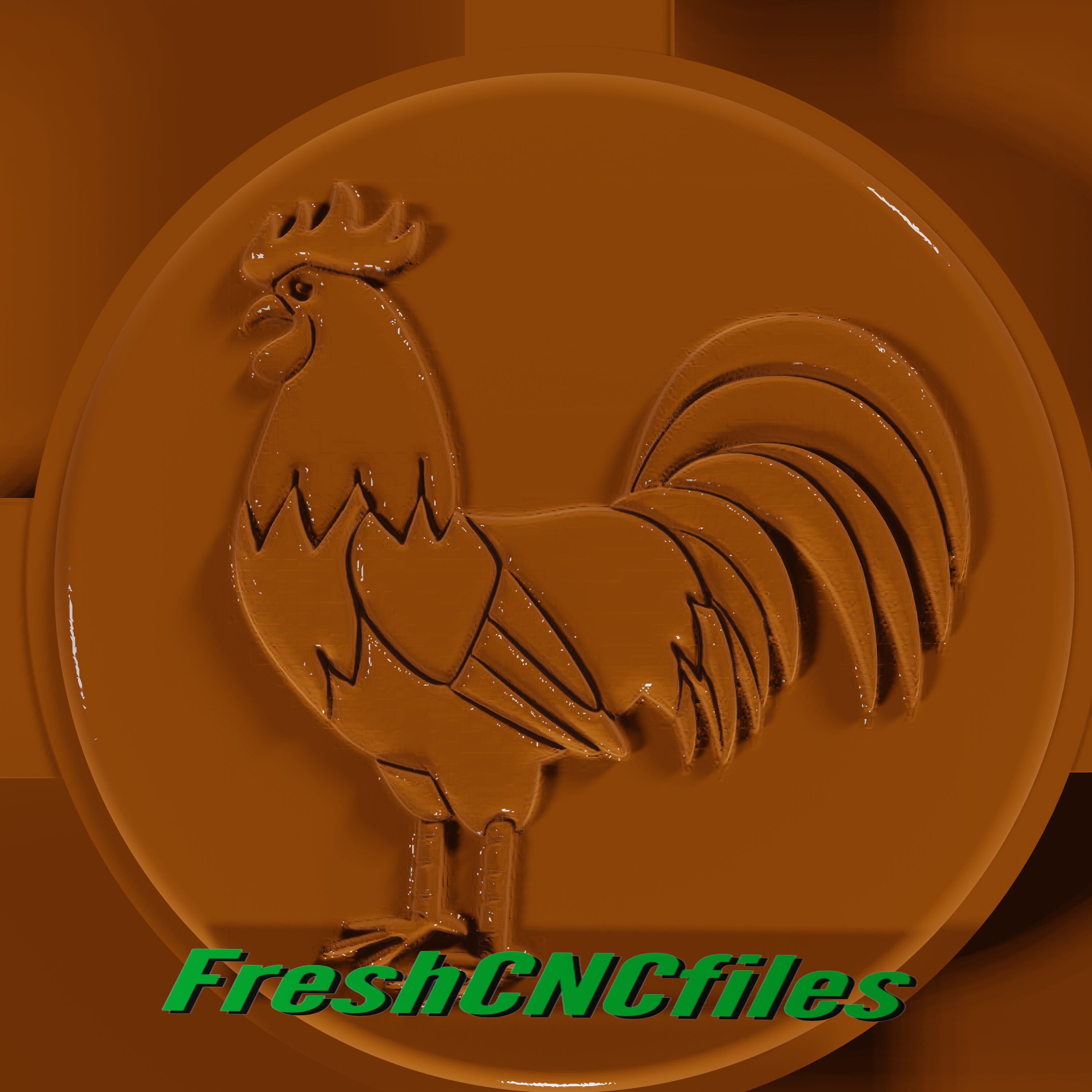 Appetizer Platter, Chicken | CNC 3D Relief File STL - Etsy