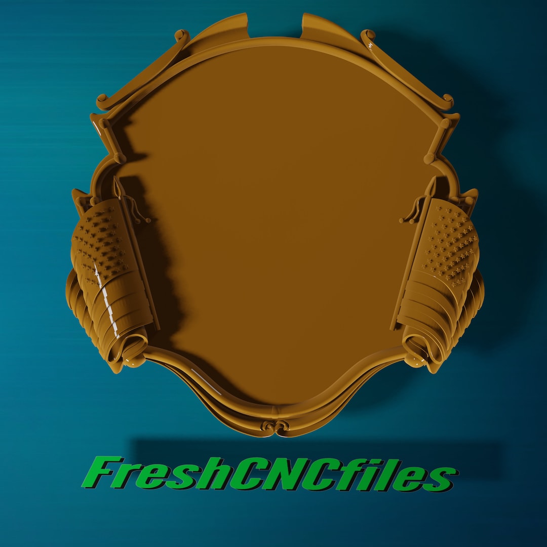 Retirement Plaque, Blank | CNC 3D Relief File STL - Etsy