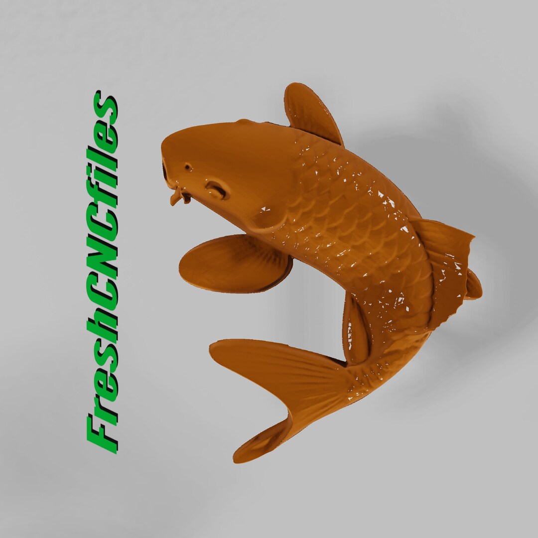Fish | CNC 3D Relief File STL - Etsy