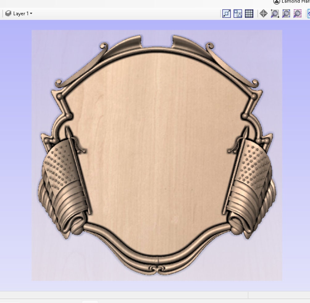 Retirement Plaque, Blank CNC 3D Relief File STL - Etsy