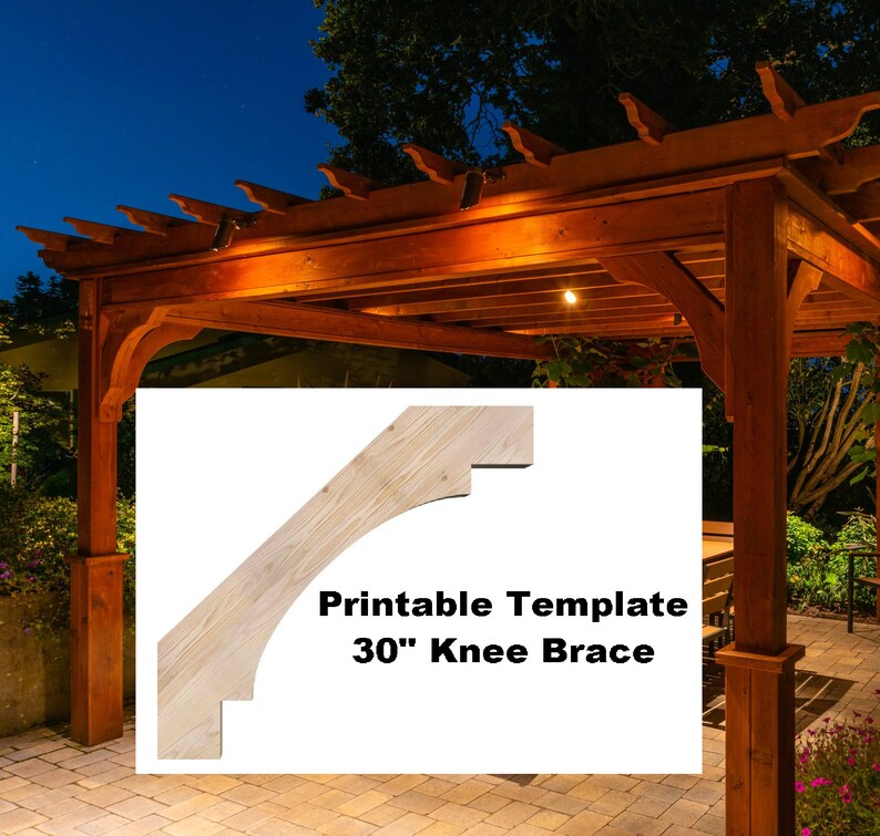 Knee Brace 30-inch Printable Template (Download Now) - Etsy