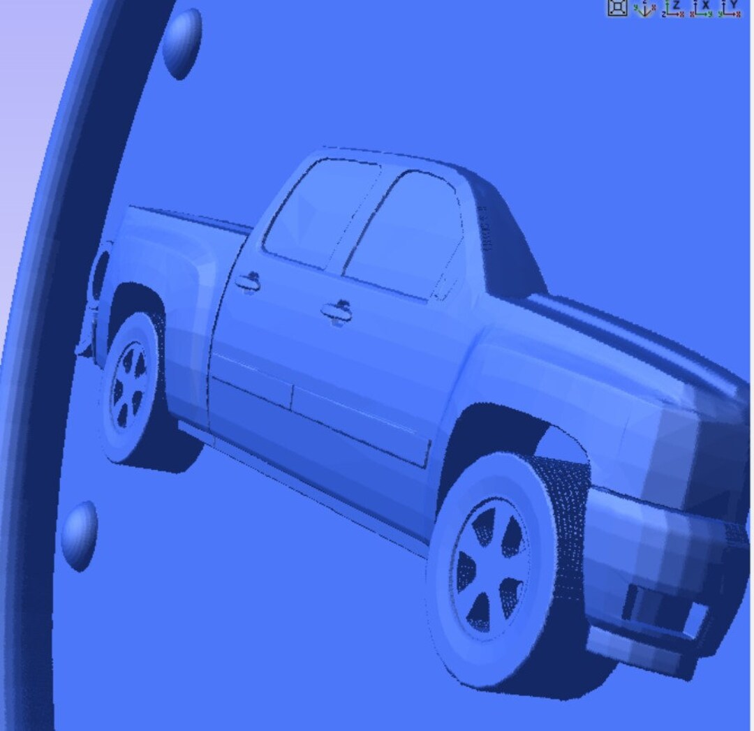 Pick-up Truck Clock | CNC 3D Relief File STL - Etsy