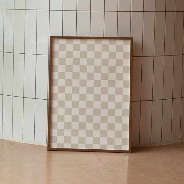 Checkered Print - Etsy
