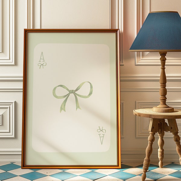 Green Wall Art Preppy - Etsy