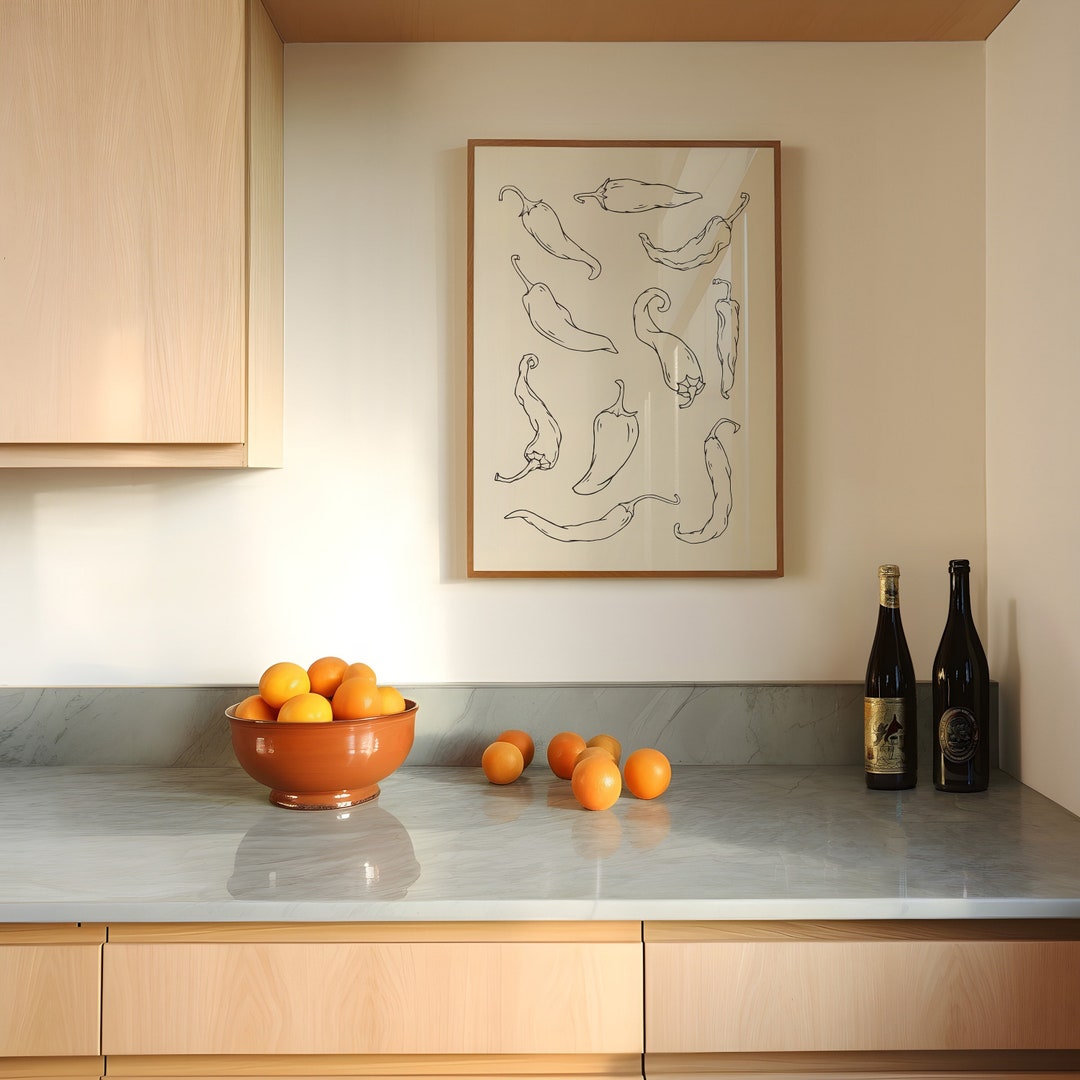 Trendy Kitchen Wall Art Aesthetic Kitchen Food Art Print Kitchen Wall ...