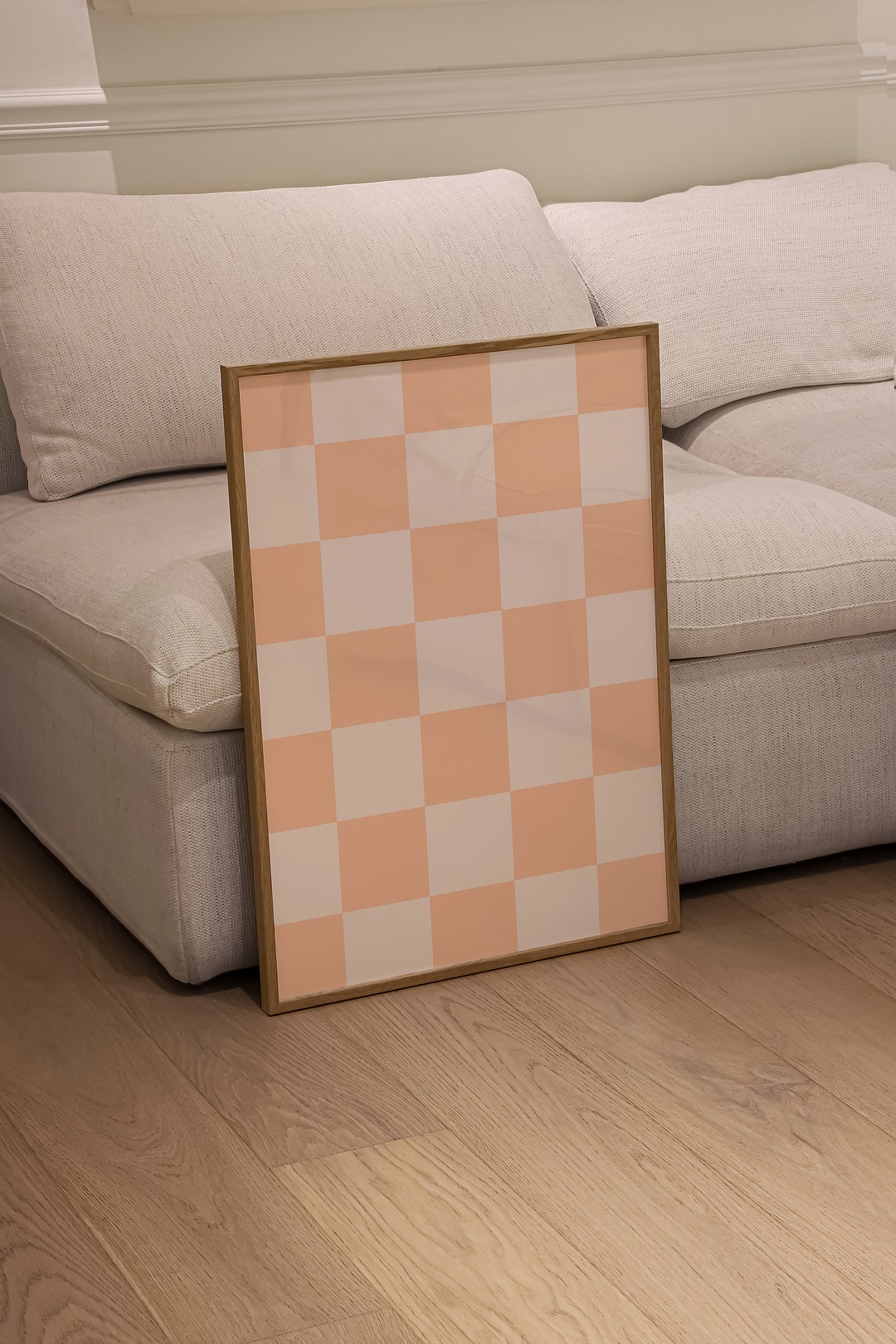 Funky Digital Prints Checkered Wall Art Trendy Wall Art Groovy Wall Art ...