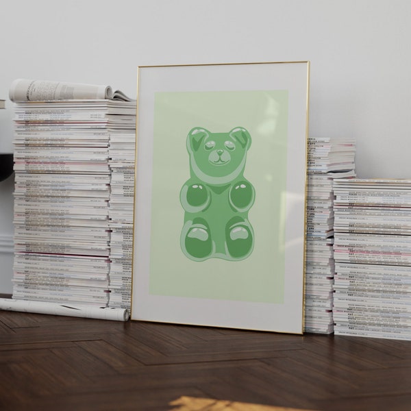 Green Yk2 Wall Art - Etsy